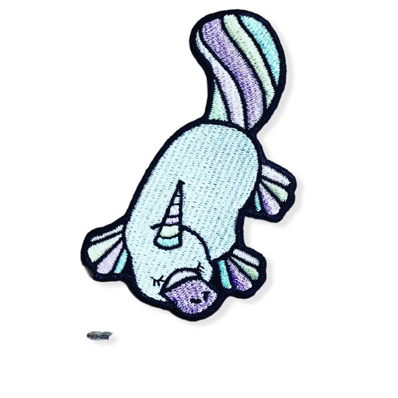 Platycorn platypus Unicorn Iron on Patch DIY Party Supply - Etsy