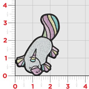 Platycorn platypus Unicorn Iron on Patch, DIY Party Supply ...