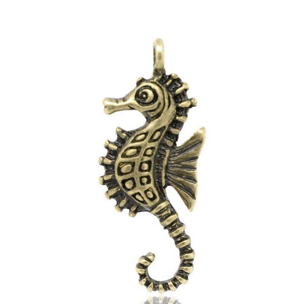 Seahorse Charm - Etsy
