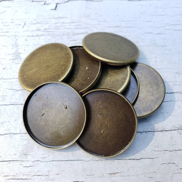 Brass Bezel With Hole - Etsy