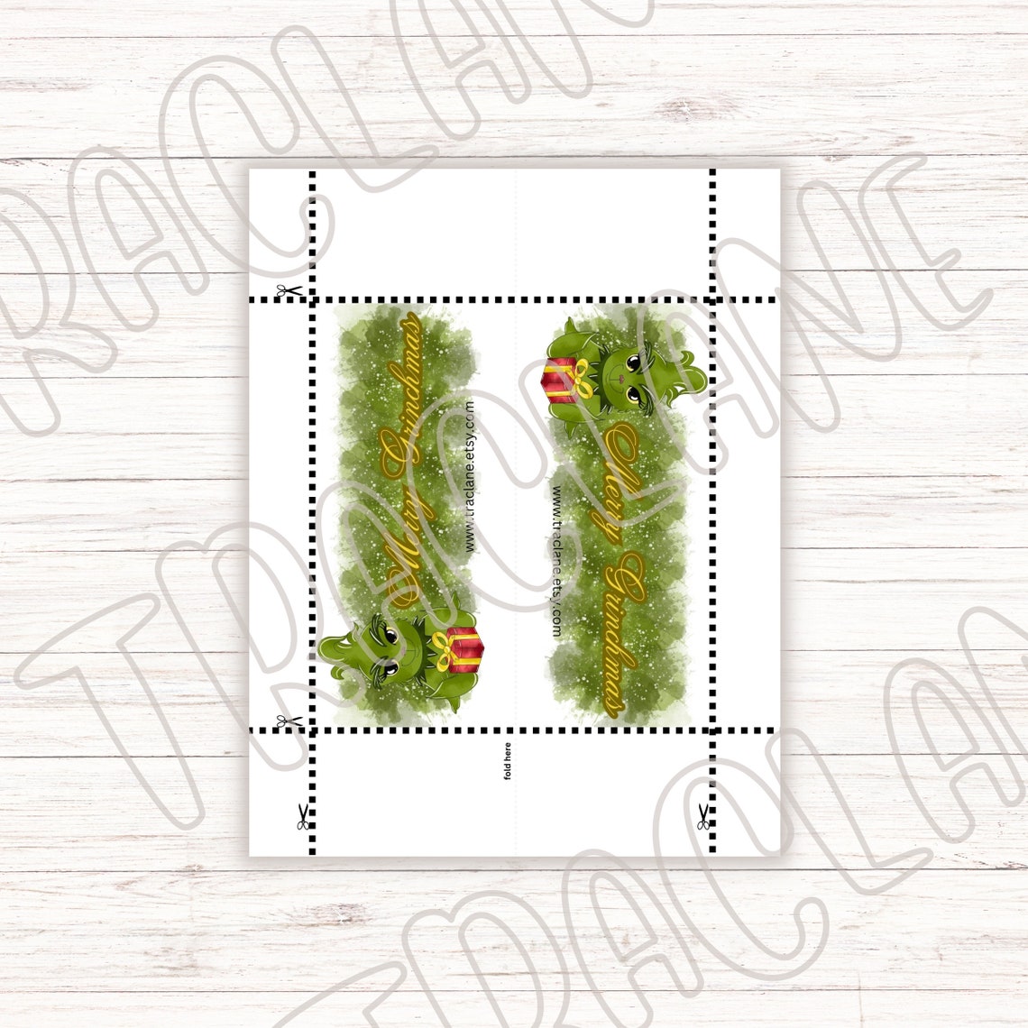 Printable Savings Challenge Envelope ONLY, Merry Grinchmas Savings ...