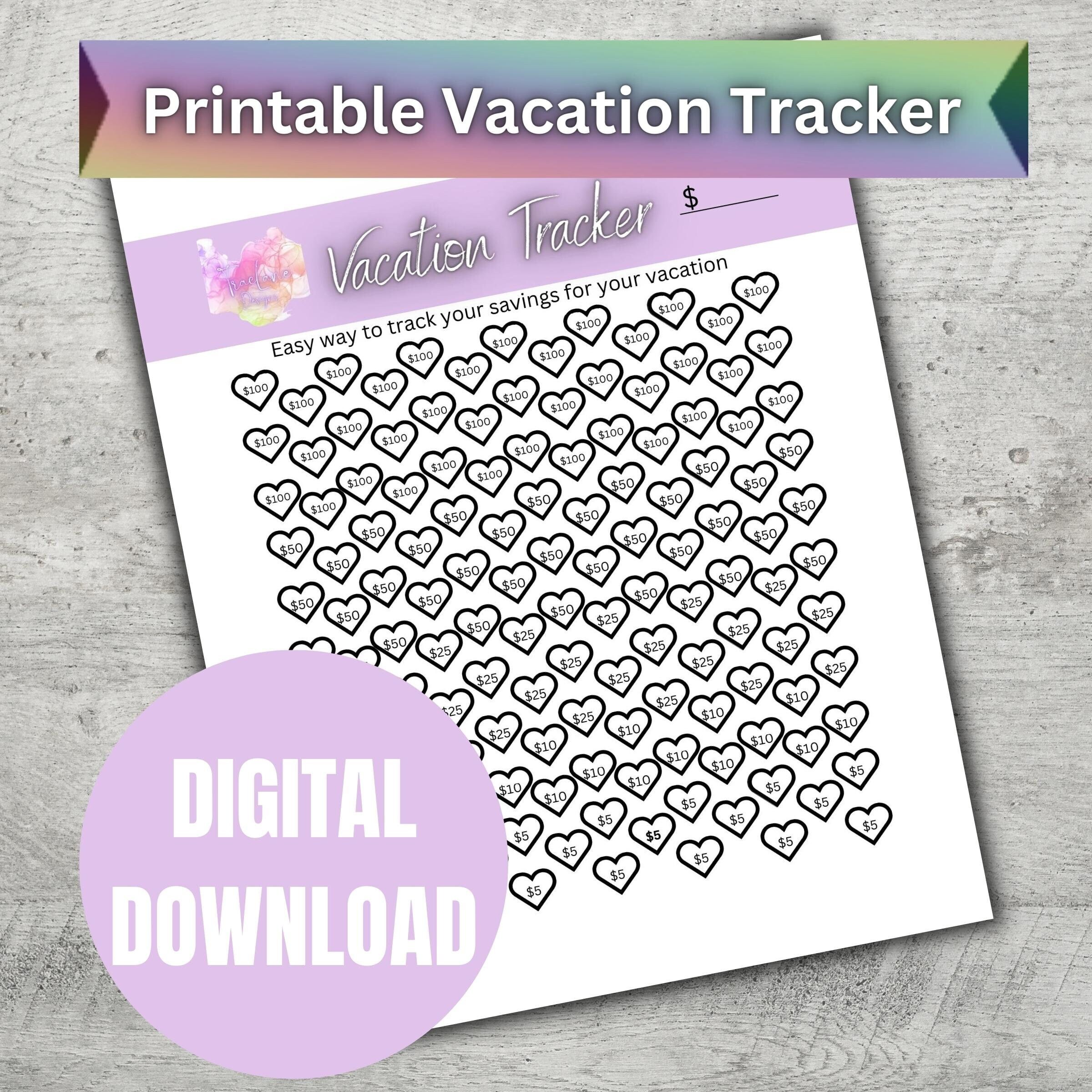 Printable Savings Tracker, Emergency Fund Tracker, Savings Goals ...
