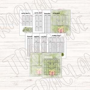 Printable Grinch Holiday 1 Month/paycheck Budget, Holiday Monthly ...
