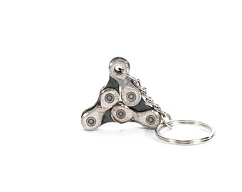 Bicycle Chain Keychain | Etsy