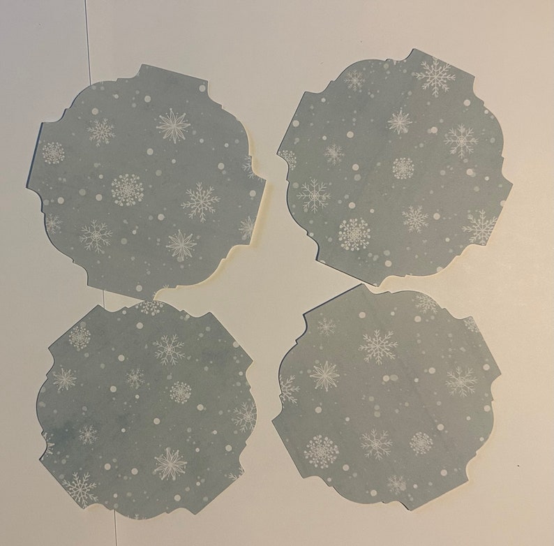 Paper Die Cuts Cardstock Frames Cut Outs Snowflake Die - Etsy