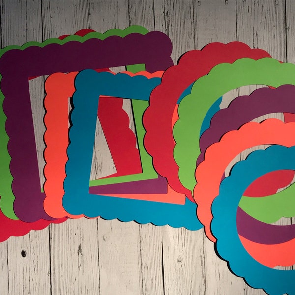 Scalloped Frames - Etsy