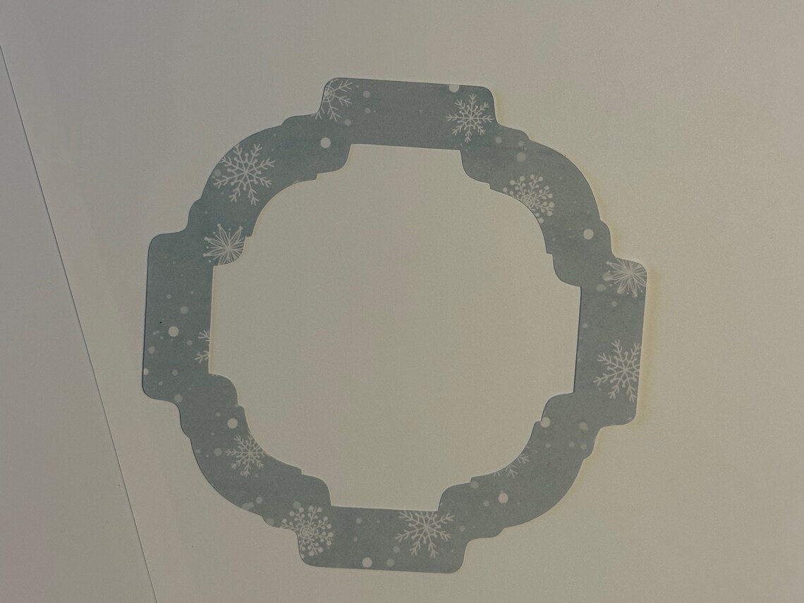 Paper Die Cuts Cardstock Frames Cut Outs Snowflake Die - Etsy