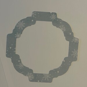 Paper Die Cuts Cardstock Frames Cut Outs Snowflake Die - Etsy