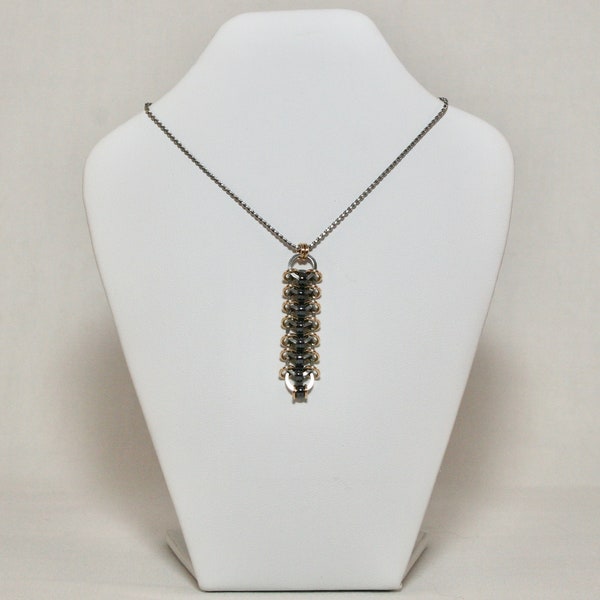 Gold Centipede Necklace - Etsy