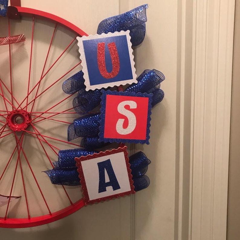 4th of July, Patriotic Wheel, Red White and Blue, Uncle Sam, Memorial ...