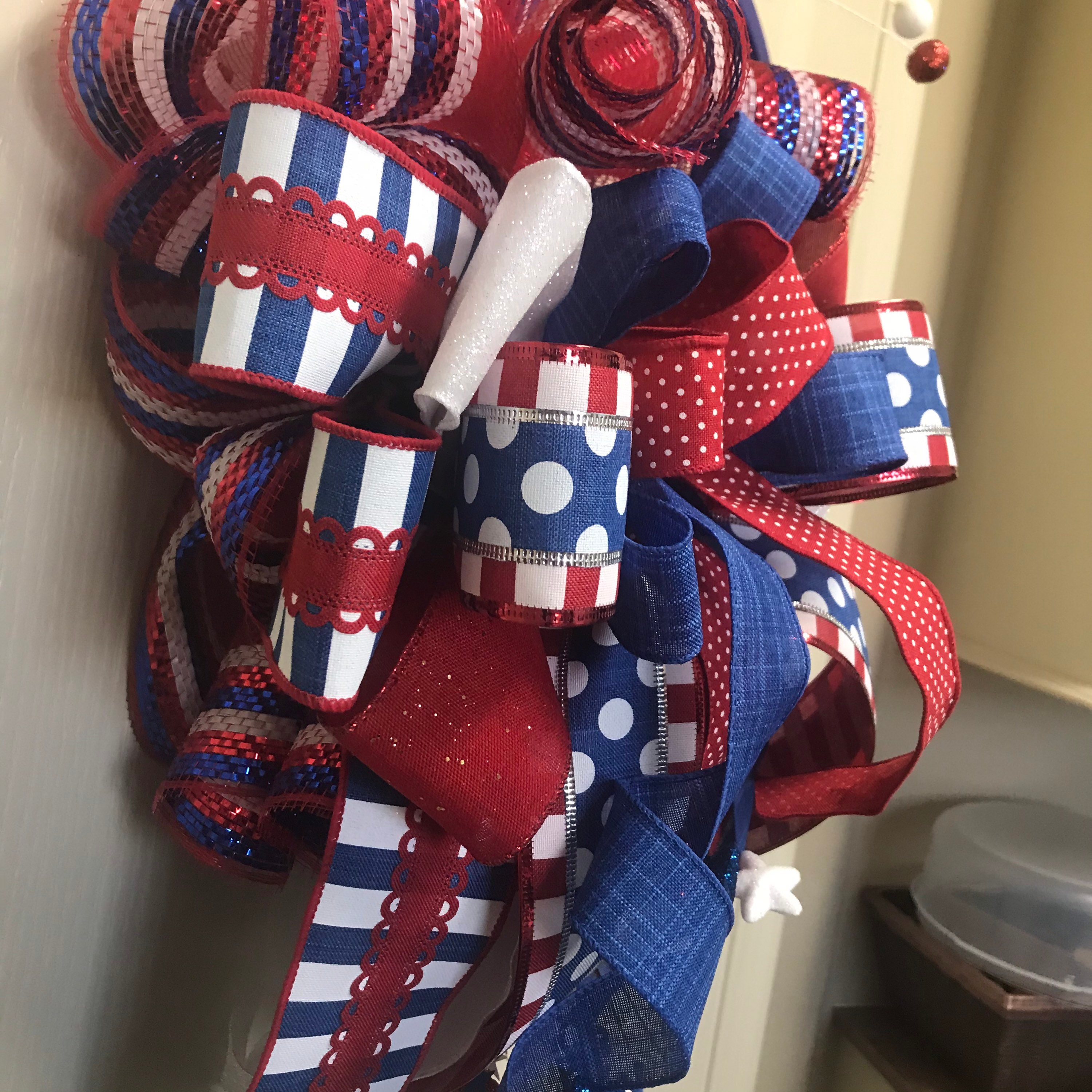 4th of July, Patriotic Wheel, Red White and Blue, Uncle Sam, Memorial ...