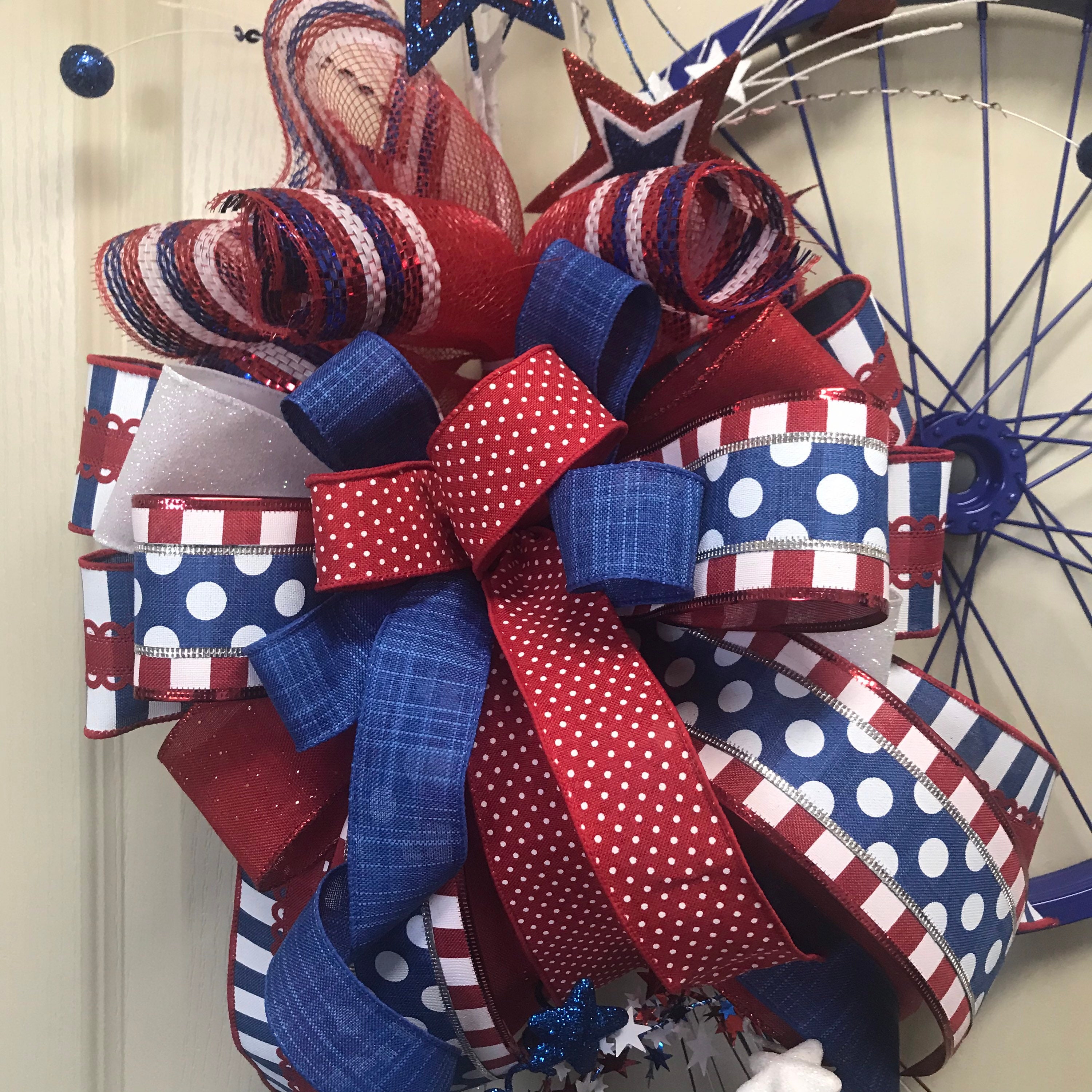 4th of July, Patriotic Wheel, Red White and Blue, Uncle Sam, Memorial ...