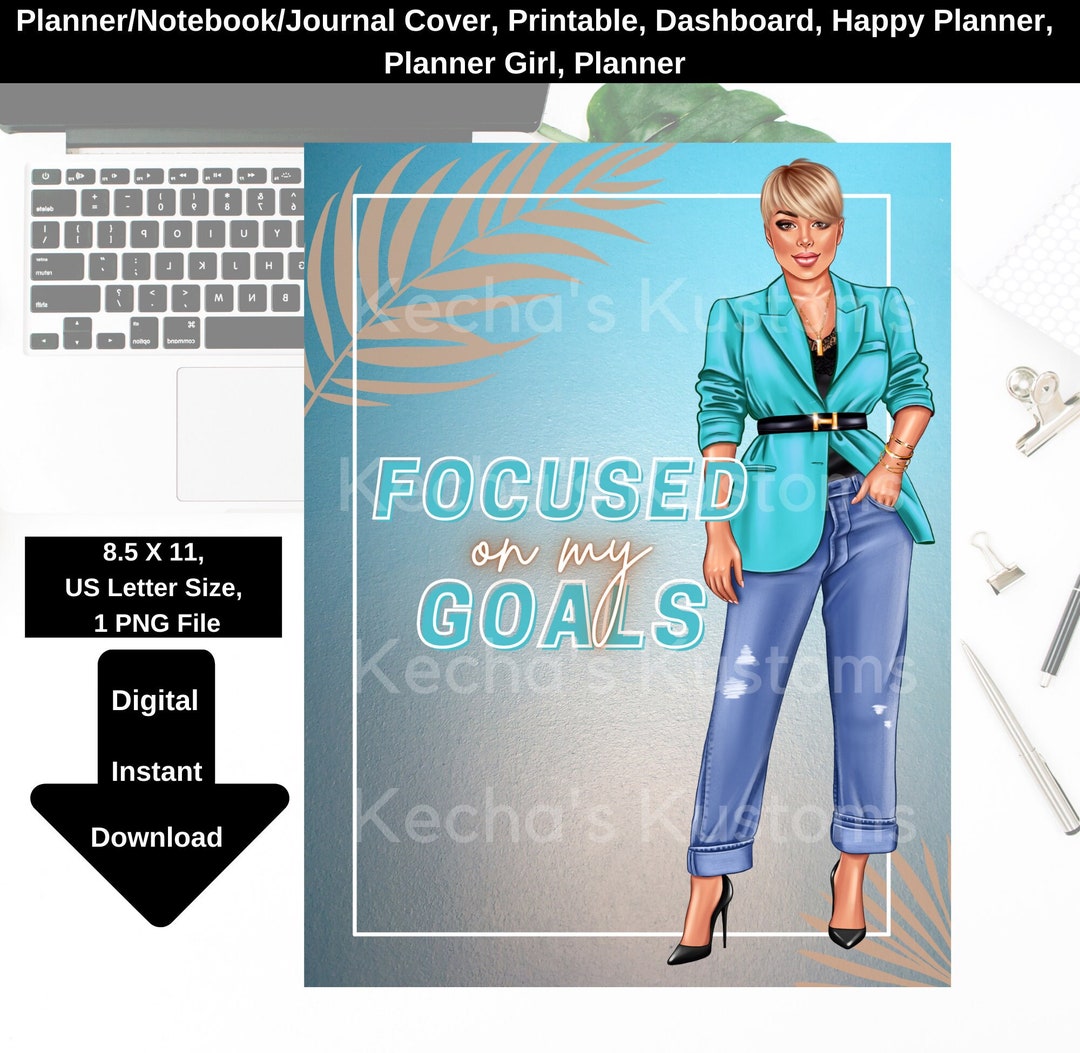 Planner Cover, Printable, Planner Girl, Planner, Girl Boss, Boss Lady ...