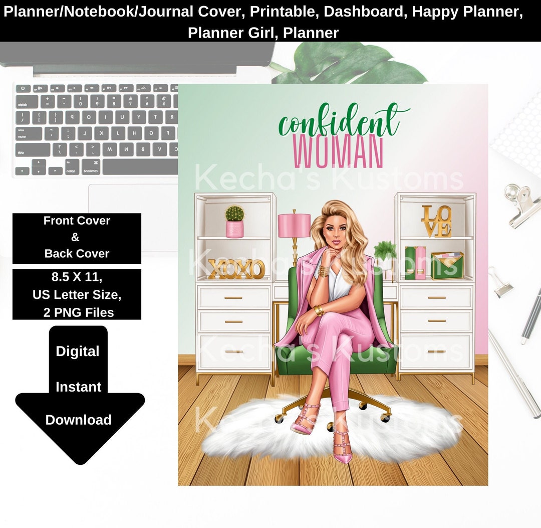 Planner Cover, Printable, Planner, Girl Boss, Boss Lady, Stationery ...