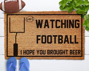 Door Mat Football - Etsy