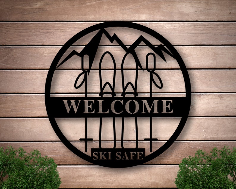 Personalized Snow Skiing Sign Snow Skier Gifts With Name - Etsy