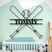 Personalized Metal Baseball Sign, Boys Baseball Art, Outdoor Patio ...