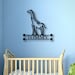 Personalized Giraffe Decoration With Name,giraffe Sign,custom Metal ...