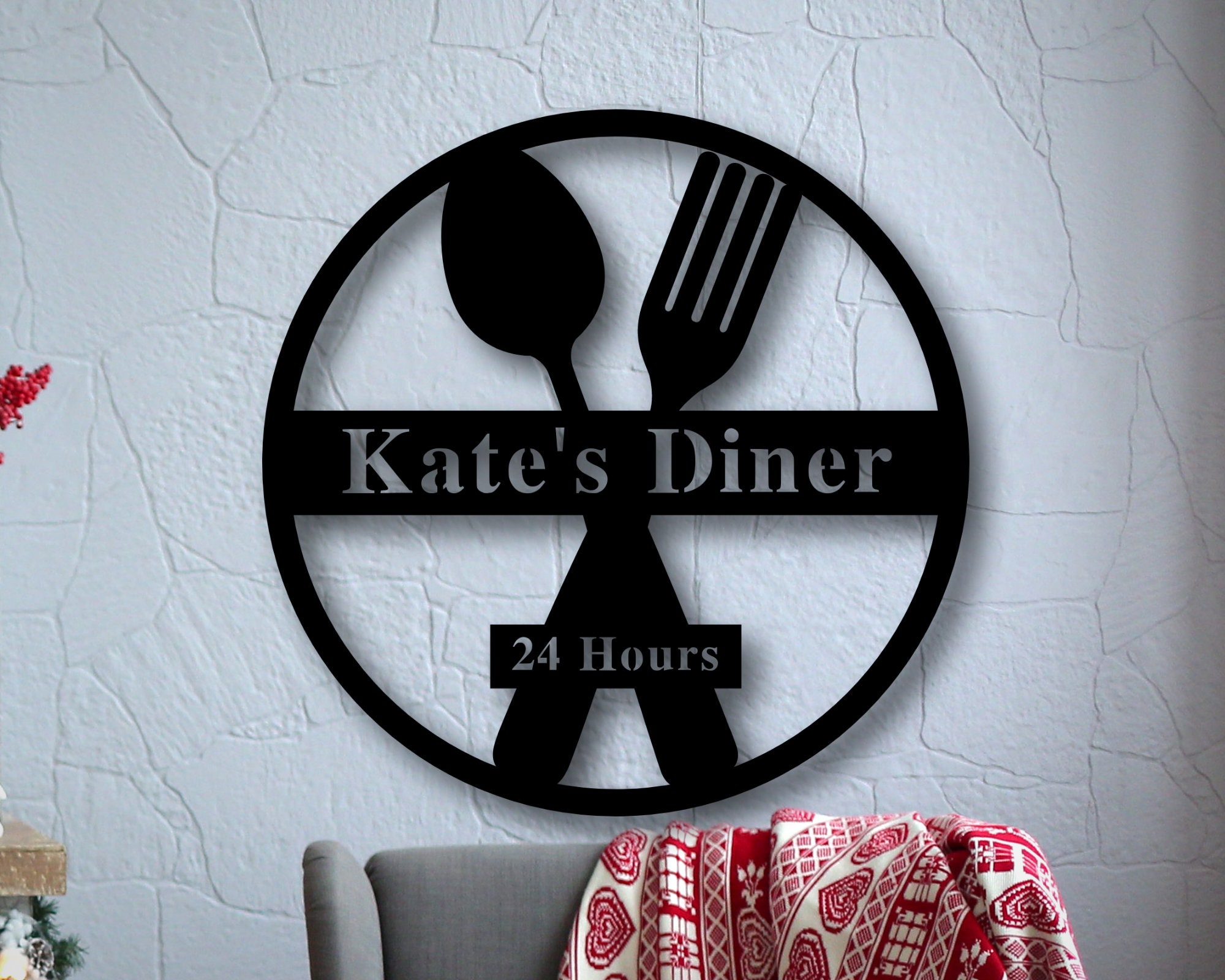 Personalized Metal Kitchen Sign Chef Sign Kitchen Metal - Etsy
