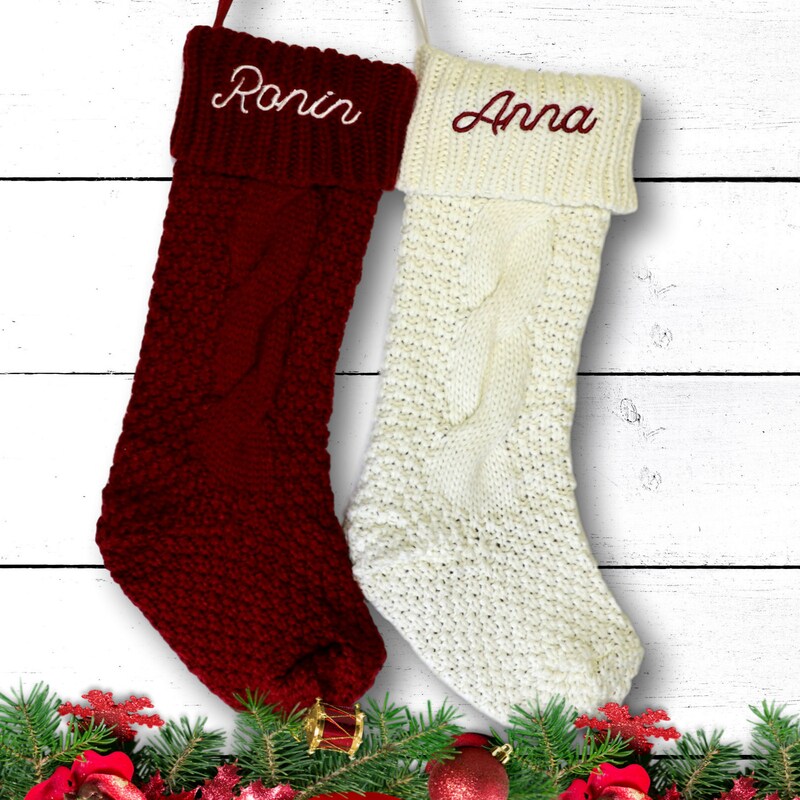 Knit Stockings - Etsy