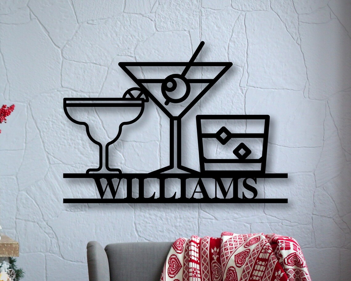 Personalized Bar Theme Sign Custom Happy Hour Sign Whiskey - Etsy