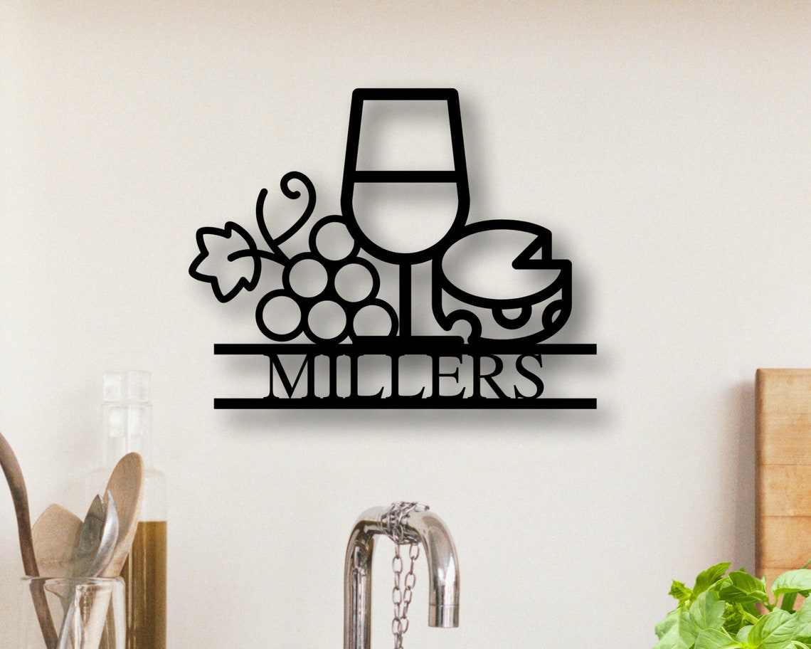 Personalized Wine Theme Sign Custom Wine Theme Sign Wine - Etsy