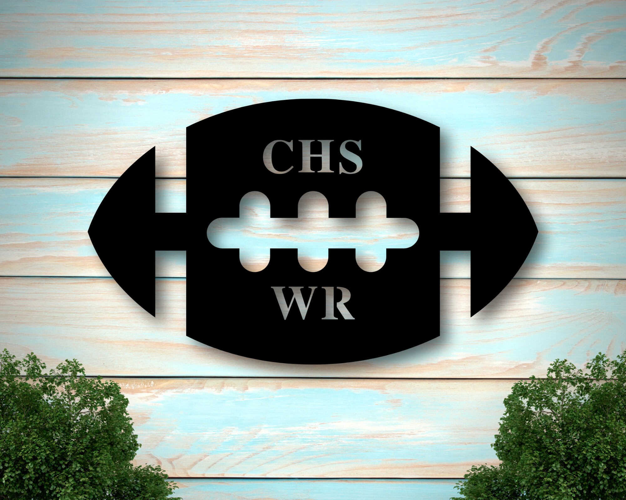 Personalized Metal Football Sign Boys Football Art Outdoor | Etsy