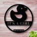 Personalized Baby Sign With Duck, Baby Gifts With Name, It's a Boy Sign ...