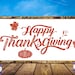 Happy Thanksgiving Wood Signs, Autumn Wood Sign, Thanksgiving Decor ...