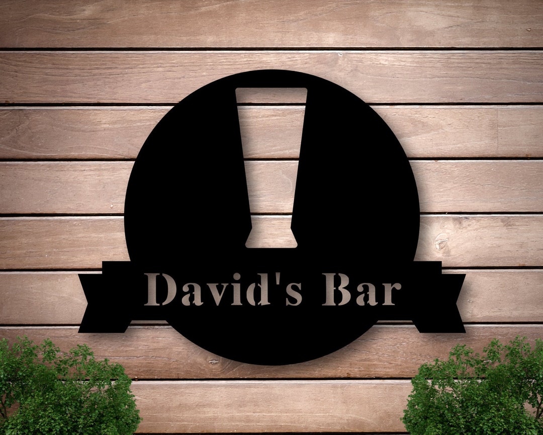 Personalized Bar Theme Sign,custom Bar Theme Sign,drink Sign,metal ...