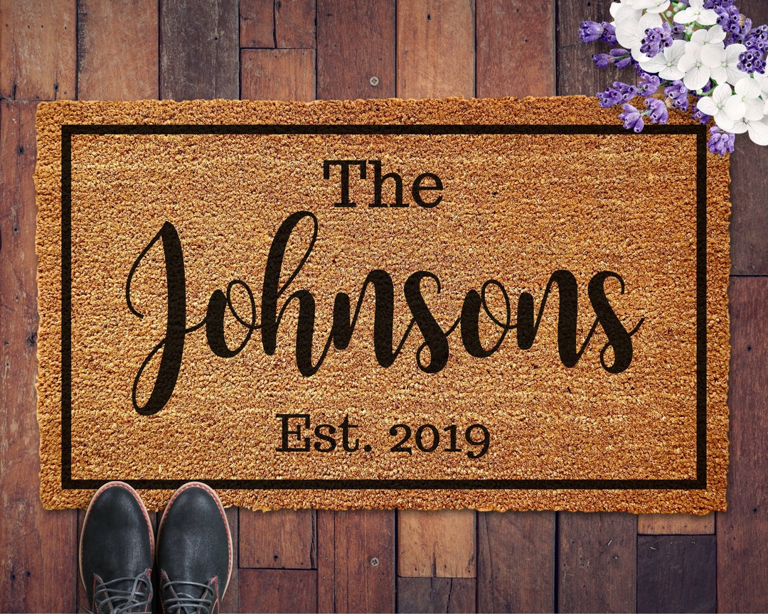 Personalized Doormat, Custom Doormat, Personalized Doormat With Name ...