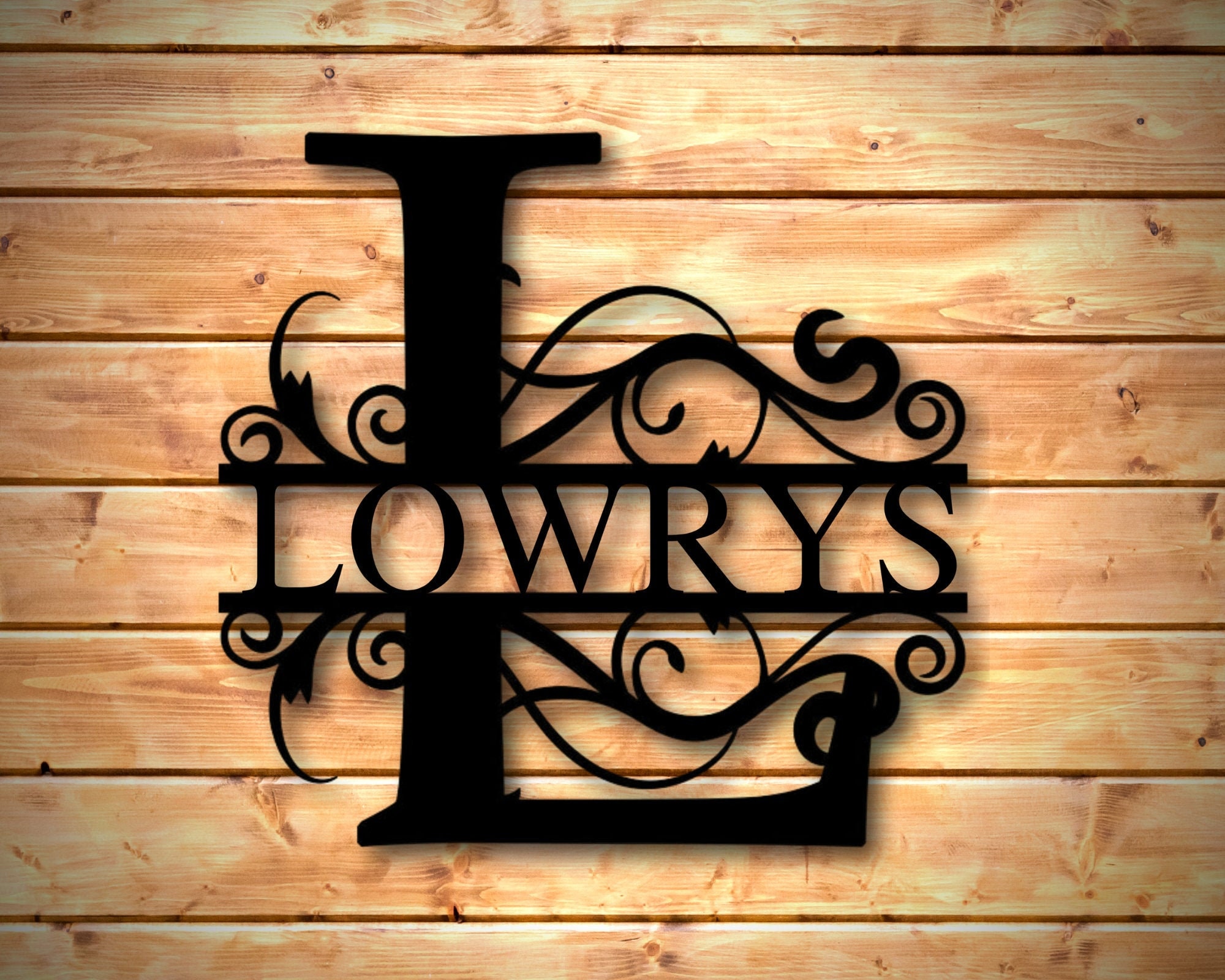 Welcome Sign for Front Porch, Last Name Metal Sign, Family Name Sign ...