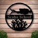 Personalized Scuba Diving Sign, Scuba Gifts With Name, Scuba Beach ...