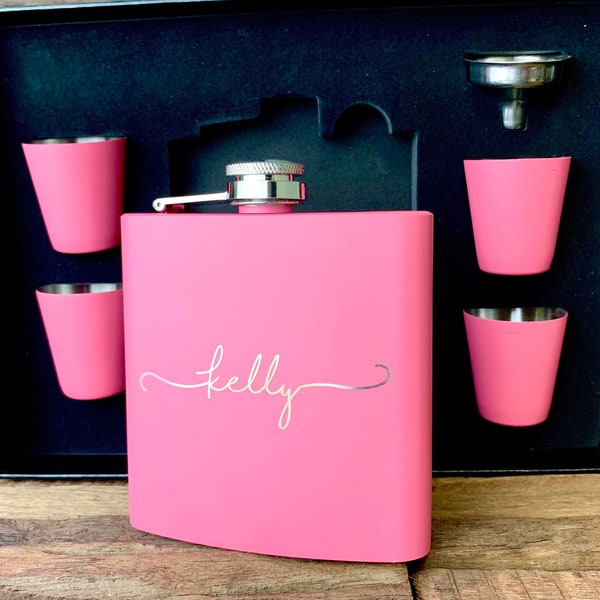 Personalized Flask - Etsy