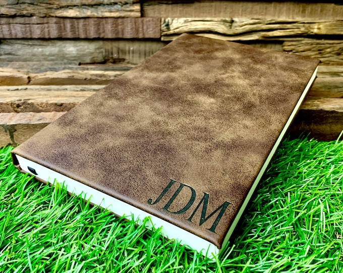 Journal Notebook, Journal for Men, Personalized Journal, Engraved ...