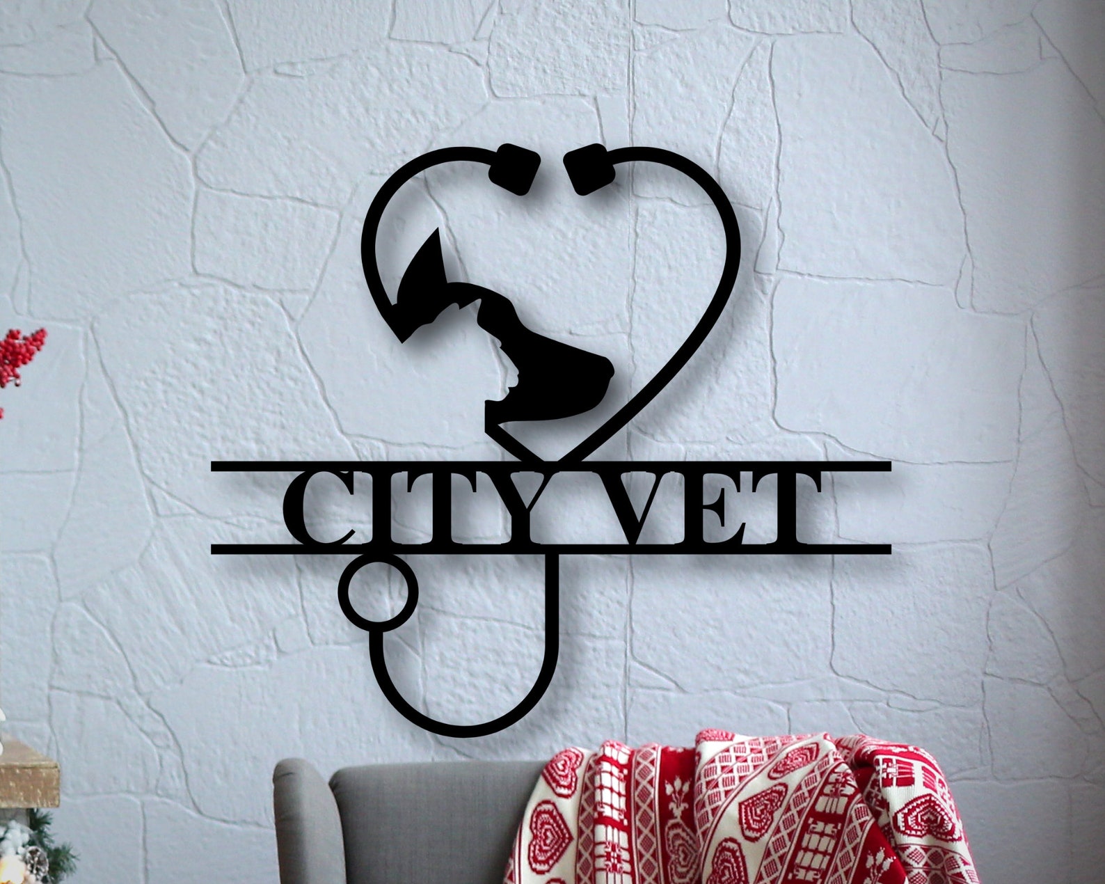 Personalized Metal Vet Sign Metal Animal Care Sign Custom | Etsy