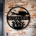 Personalized Scuba Diving Sign, Scuba Gifts With Name, Scuba Beach ...