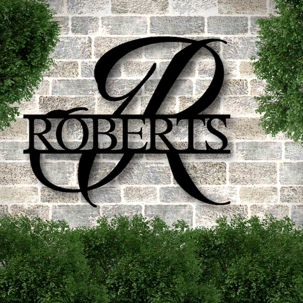 Last Name Wall Art - Etsy