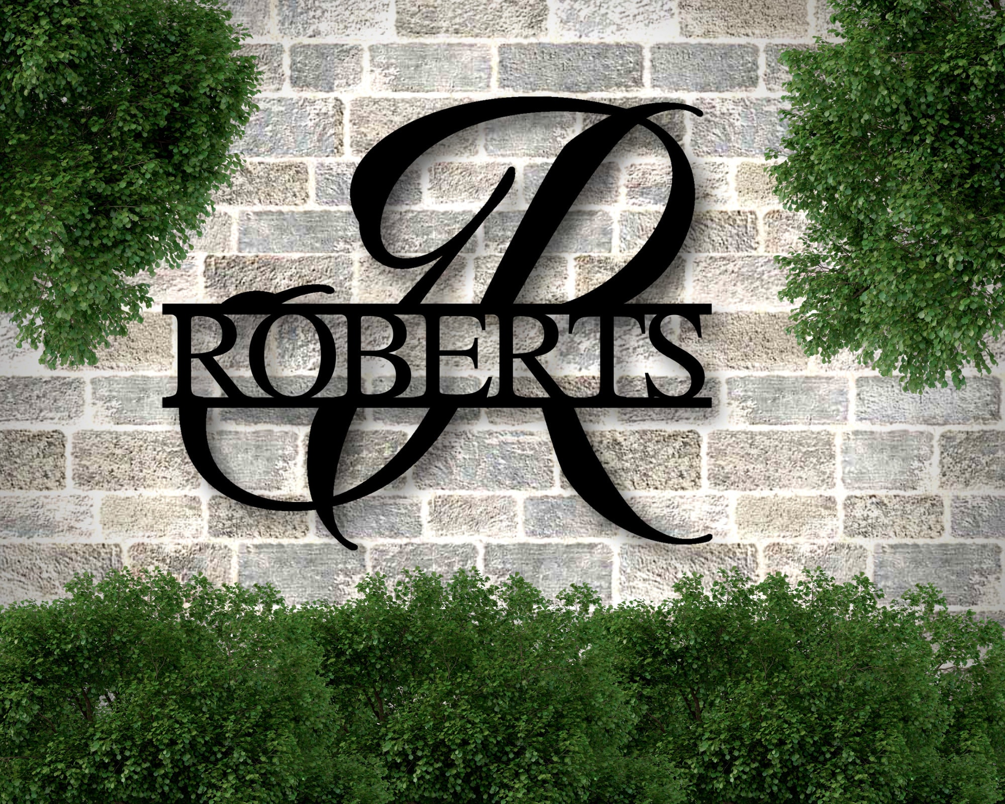 Personalized Family Name Metal Sign Last Name Sign Metal - Etsy