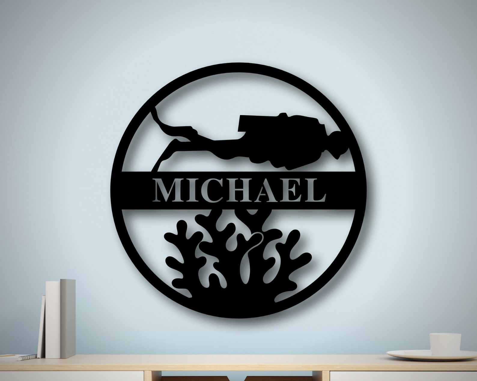 Personalized Scuba Diving Sign Scuba Gifts With Name Scuba - Etsy