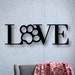 Metal Dog Love Sign, Dog Lovers Metal Wall Art, Metal Dog Home Decor ...