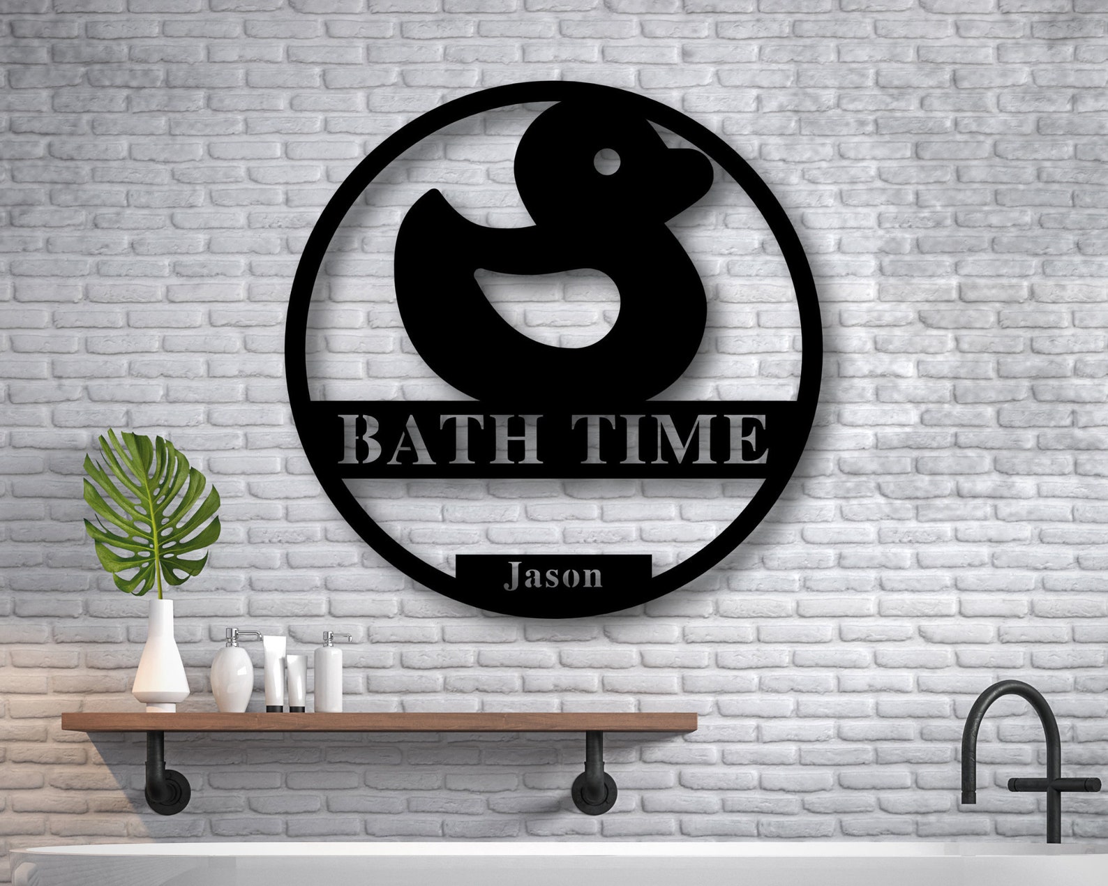 Personalized Baby Sign With Duck, Baby Gifts With Name, It's a Boy Sign ...