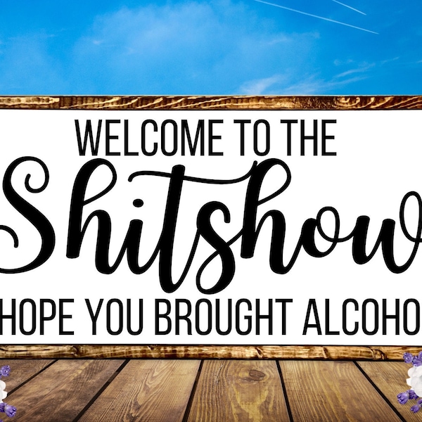 Funny Alcohol Sign - Etsy
