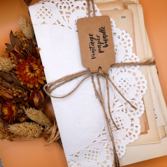 Vintage Paper Bundle Pack of 50 Journaling and - Etsy
