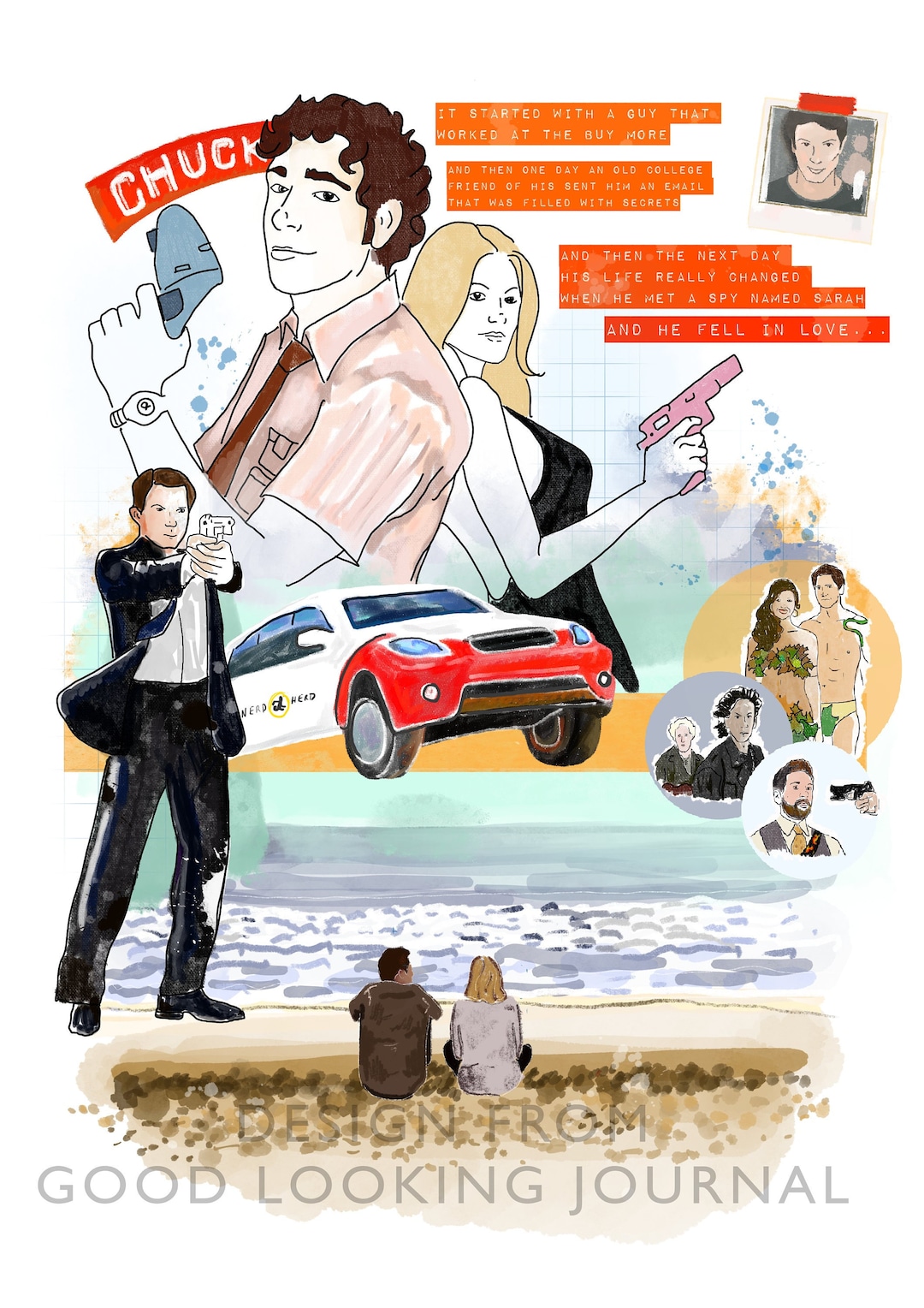 Chuck Poster Digital Download - Etsy