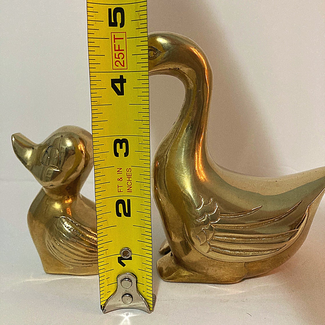 VTG lot of 2 cute Solid Brass Ducks Duckling Figure Figurine - Etsy.de
