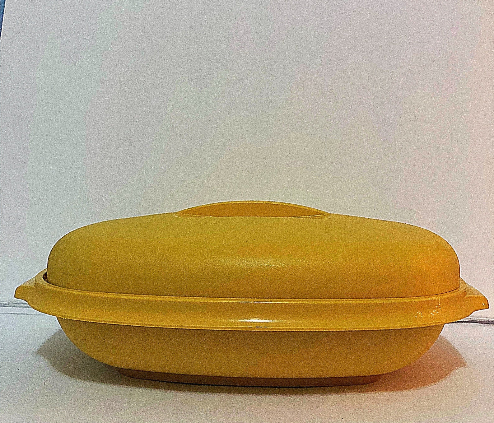 Tupperware Harvest Gold Microwave Steamer 3 Piece Serving Bowl - Etsy