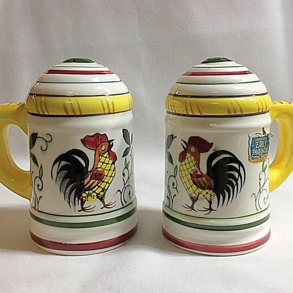 Rooster and Roses - Etsy