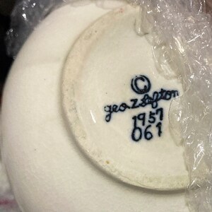 Lefton Vintage 1957 Coffee Tea Cup Mug Good Morning Darling Grouch Owl ...