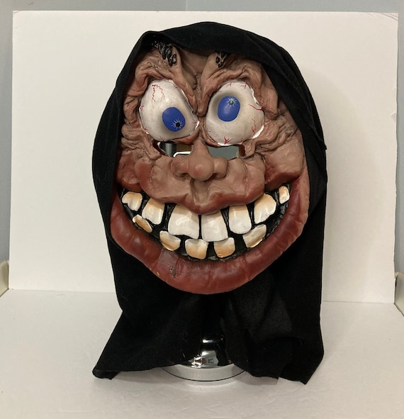 Halloween Mask Full Head Ghoul Creepy Scary Big Eyes … - Gem